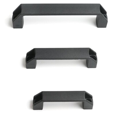 方形拉手XAB01/02/03/04-L90/L120/L180-A B C D E F G M黑色尼龙