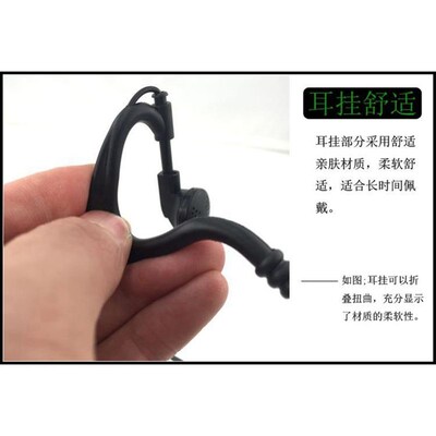 新品WIEN驾驶员单边手机耳机耳塞挂耳式入耳式线控通话开车司