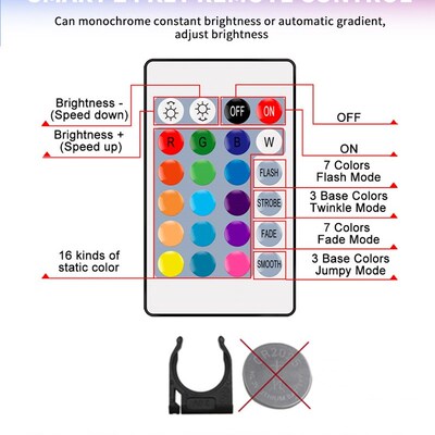 AA Battery LED Strip Light 5V 5050 Nowaterproof RGB Flexible