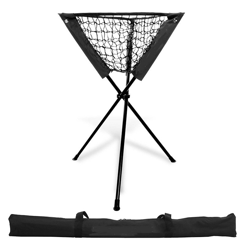 集球器 集球网 集球架 便携式三角集球E器 网球棒球ball caddy
