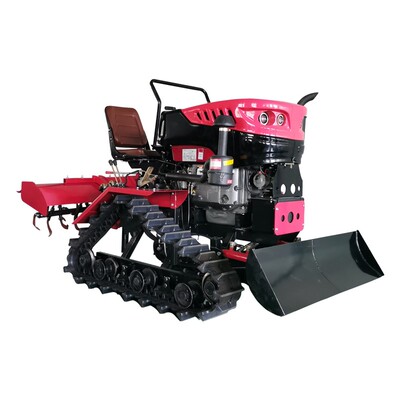 水旱两用履带旋耕机微耕机水田农耕机农用耕地水田除草水田拖拉机