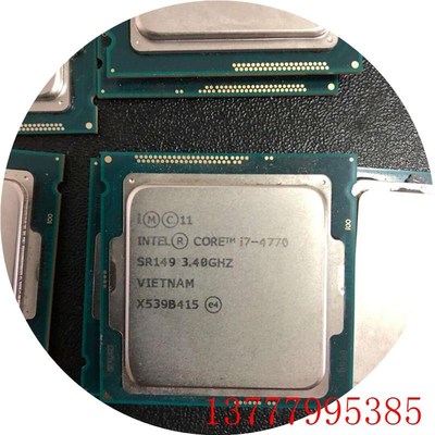 议价拆机台式电脑处理器CPUi7一4770,成色好,见图片,正常 议价