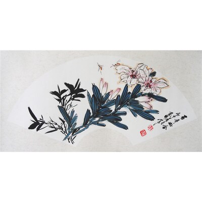 四尺花鸟画纯手绘写意画现代中式水墨装饰画郝凤格字画7706