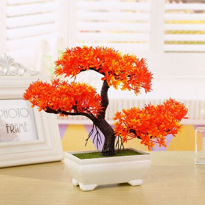 Pine Tree Simulation Flower Artificial Plant Bonsai Fake Gre