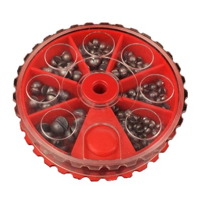 106 Pieces Fishing Sinkers Weights Kit 0.2g/0.28g/0.38g/0.5g