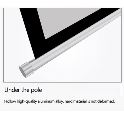 Thinyou Projector Screen 60 inch 169 Matte Gray Fabric Fibe