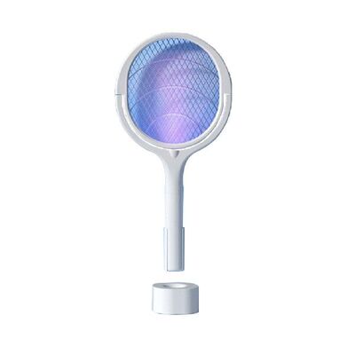现货Electric Pest Racket Handheld Adjustable USB Rechargeabl