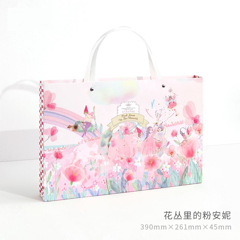 新品女孩手帐本礼盒套装可爱少女心手账本伴手礼品网红文具全套十