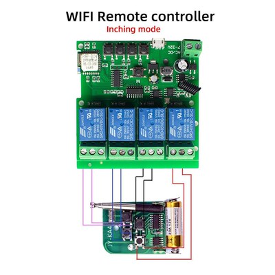 Tuya Smart Wifi Switch Relay Module Timer DC 7V/12V/24V/32V/