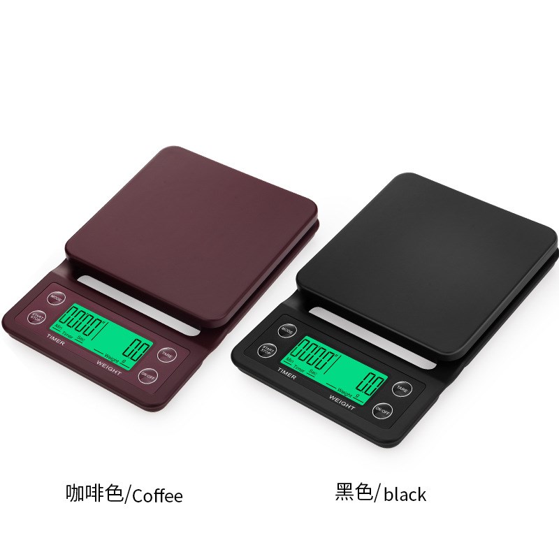 跨境爆品 自动计时便携户外电子称 F智能咖啡秤手冲咖啡电子秤工