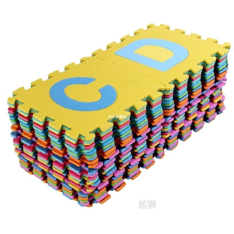 36pc Alphabet Numbers EVA Floor Play Mat Baby Room ABC Foam_虎窝淘