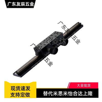 XSBGL/XSGL40 60 X轴手动滑台千分尺旋钮式 细长式直线滚珠导轨型