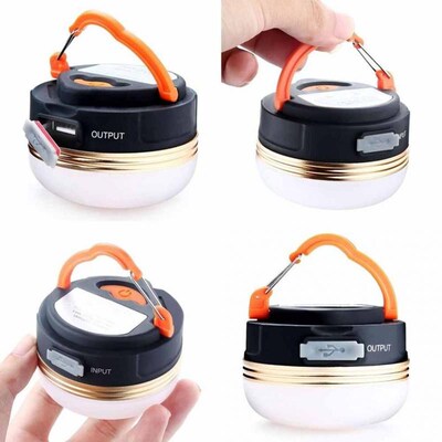 3 Mode SB Charging Camping Lights 5LED Outdoor tents Light E