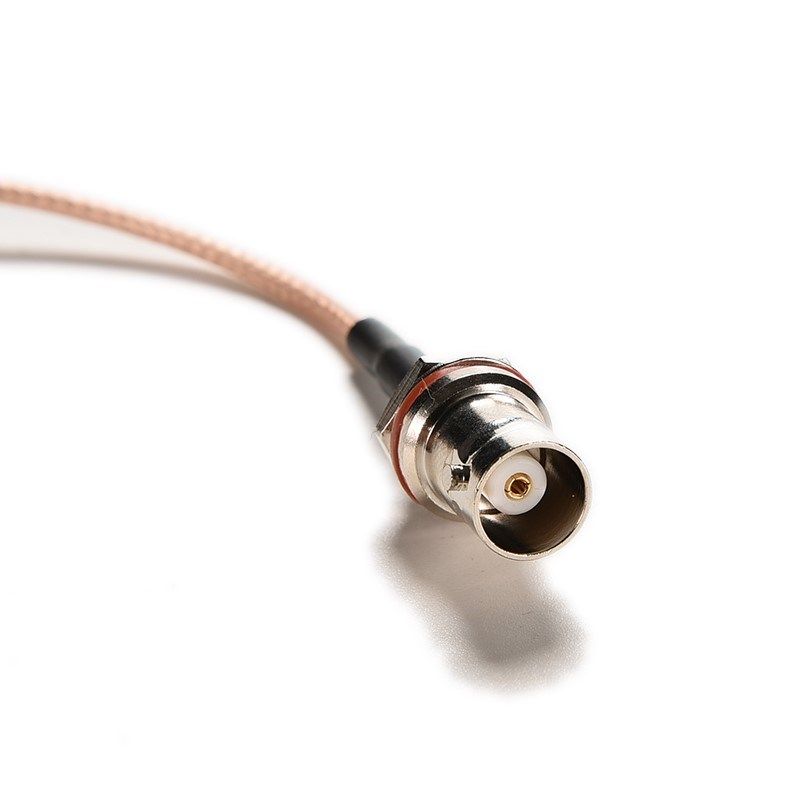 1PC Cable MCX male plug right angle RG316 6" pigtail TO BNC_虎窝淘