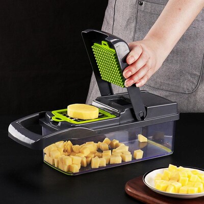 Manual Vegetable Cutter Food Slicer Fruit Presser Slicer Cut