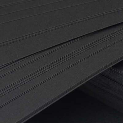 a4 black paper thick card a3 black student drawing paper
