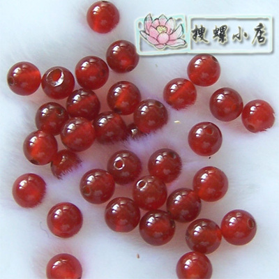 佛珠配件/4-20毫米红玛瑙圆珠/散珠/满150元全国包邮