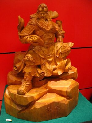木雕关公像人物工艺品