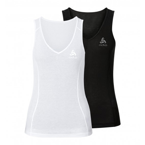 奥递乐女款速干透气轻薄打底背心2件Odlo Original Light Singlet