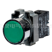 欣灵电气自复位按钮LANB2-BA31平钮 带一组常开触点