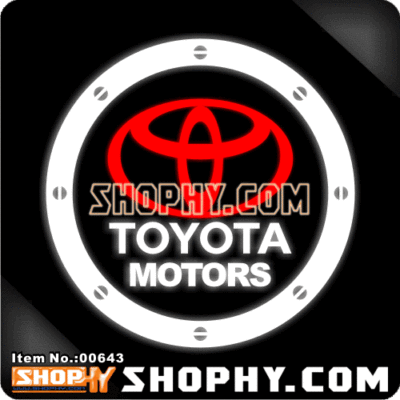 汽车踏板车贴纸3M反光贴00643丰田TOYOTA
