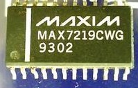 二手集成电子元器件 MAX7219CWG SOP24封装+