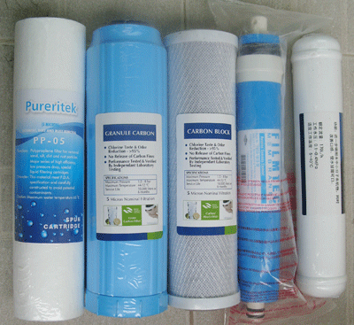 凯弗隆沃世达原厂生产纯水机净水器RO50机滤芯净水器滤芯全年套装