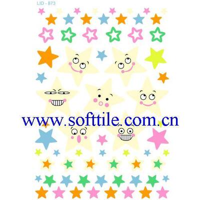 全场8折/Unitek/尤尼酷/韩国夜光贴纸/夜光星星墙贴/贴画/瓷砖贴L