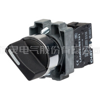 欣灵电气两档旋钮开关LANB2-BD21短柄旋钮 带一组常开触点