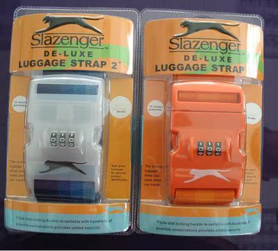 Slazenger(史莱辛格）三码密码锁行李箱打包带、箱包带、捆箱带