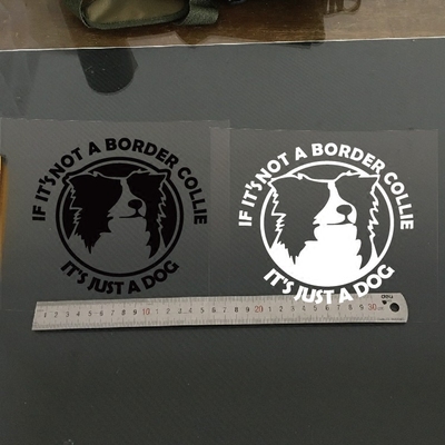 边牧汽车贴纸贴纸反光车贴