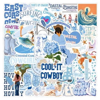 CoastalCowgirl海边女牛仔贴纸