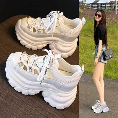 33休闲鞋时尚增高系带女子