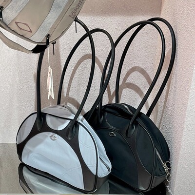 [REコンテナ] MSCHF菱形金属保龄球包手提肩包大容量腋下包女