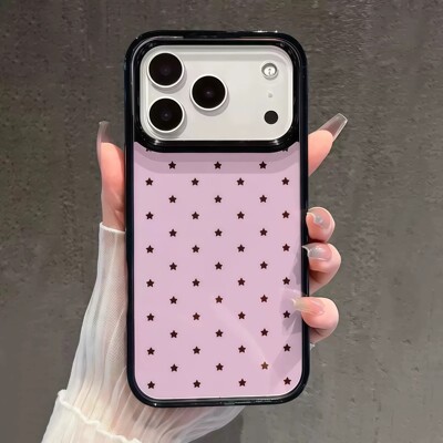 Light Purple Tiny Dots Star Gentle Versatile Phone Case 适用 iPhone 17 Pro Max 16 15 14 13 12