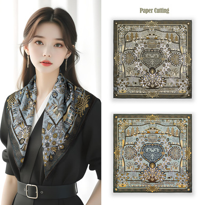 剪纸桑蚕丝女冬季丝搏兰特