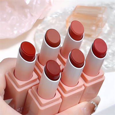 RichBear轻盈丝绒哑光口红泥不易沾杯奶咖雾面显白颜值唇釉跨境