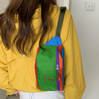 美洲羊驼cotopaxi户外洗漱包轻便3L胸包女腰包小众防水拉链斜挎包