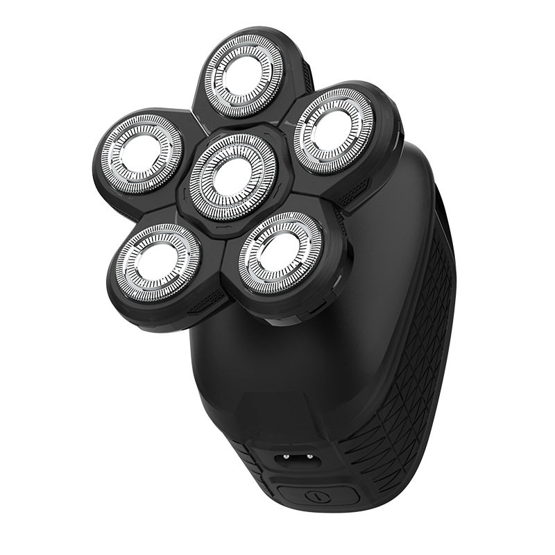 GENPAI/君派电动剃须刀六刀头刮胡刀剃光头机USB充电防水光头神器_虎窝淘