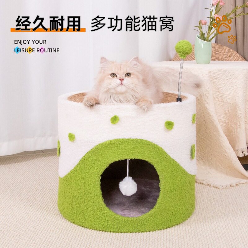 猫窝猫爪桶剑麻猫抓板抓不烂耐磨不掉屑特大号宠物用品猫玩具逗猫