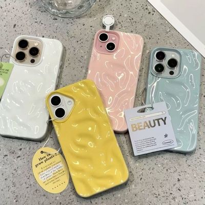 wave Ripple shell soft case适用iphone 11 12 13 14 15 16 plus 17 pro max XR XS  MAX