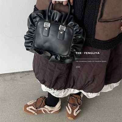 韩版须边毛毛鞋女2026新款秋冬季加绒棉鞋百搭羊羔毛豆豆鞋