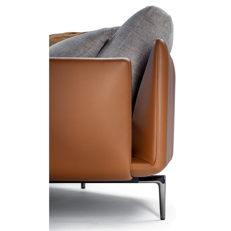 FINNNAVIAN意式轻奢转角真皮沙发 get back头层牛皮沙发现代简约_虎窝淘