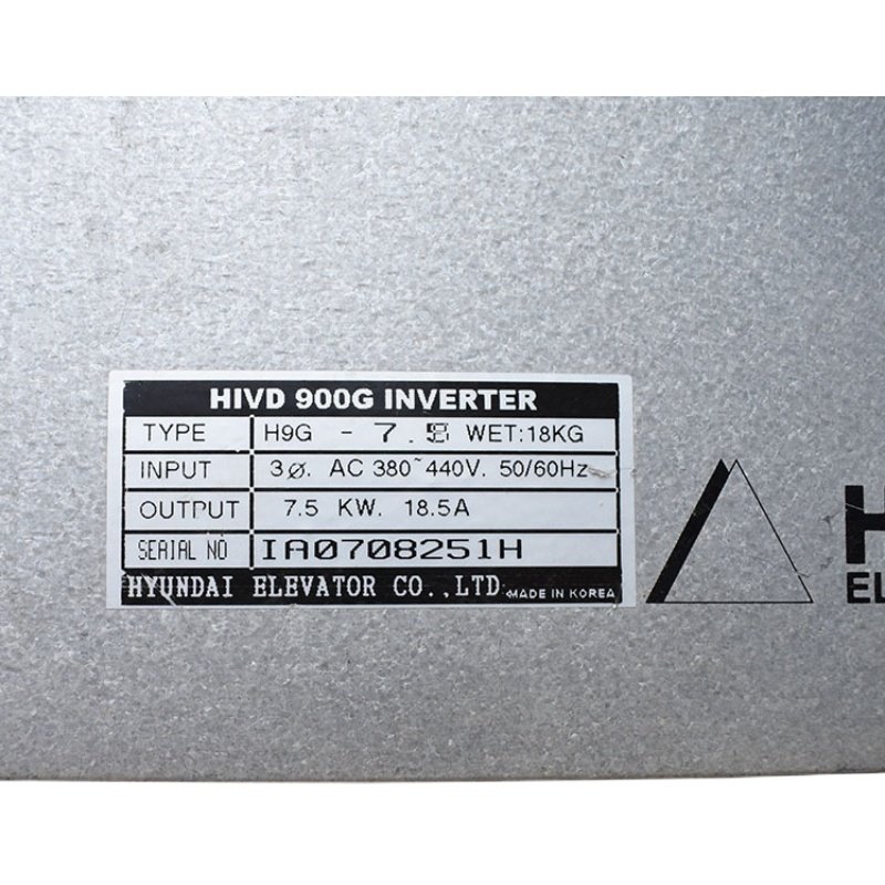 现代电梯变频器HIVD900G 11KW H9G-7.5 WET-18KG实物现货7.5KW_虎窝淘