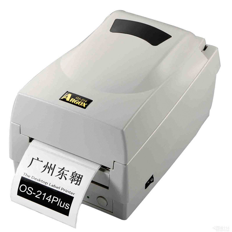 argox立象OS-214PLUS条码打印机洗水唛服装吊牌不干胶珠宝碳带干洗店洗衣厂水洗唛标签打印机_虎窝淘