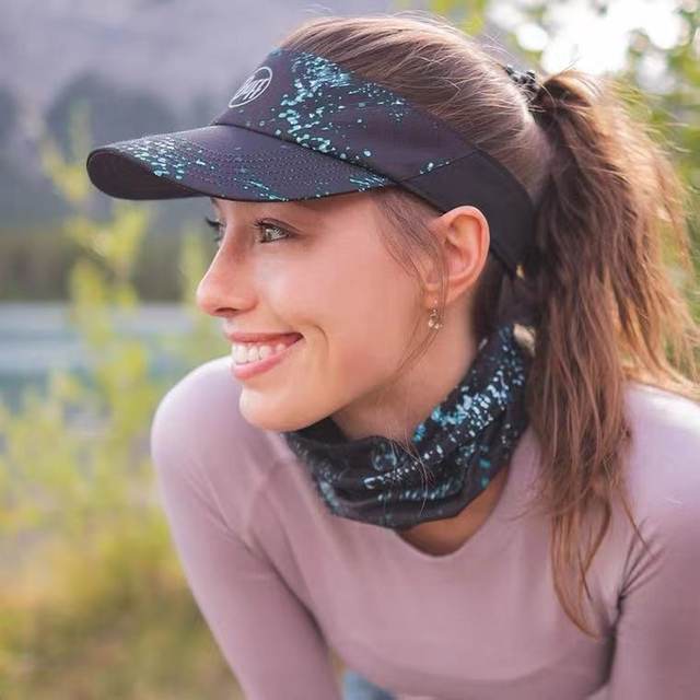 BUFF empty top hat running men's and women's marathon sweat -absorbing ...