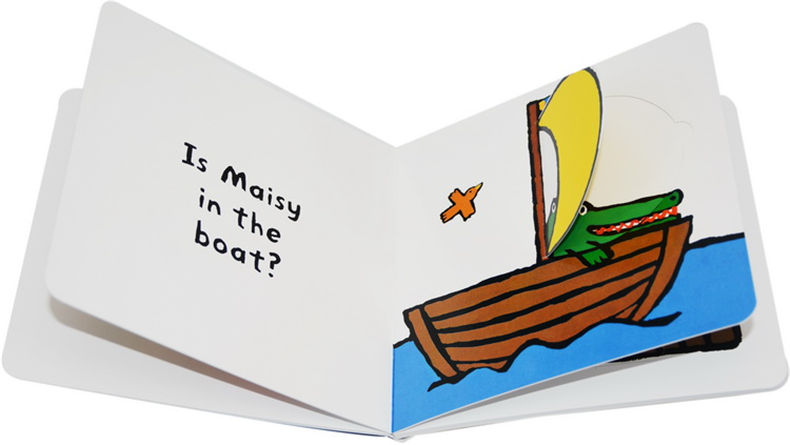 小鼠波波在哪里 精装英文原版 Where Is Maisy 低幼儿童英语启蒙纸板翻翻书3-6岁 亲子故事绘本 Lucy Cousins 进口 ...