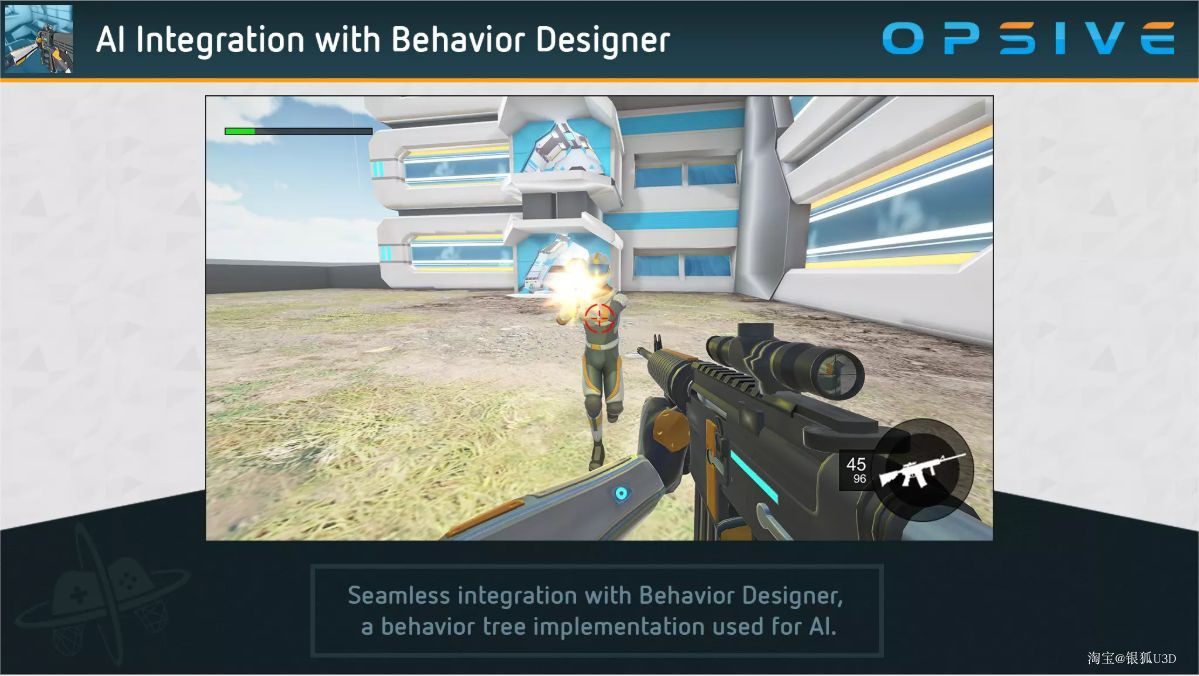 UFPS: Ultimate FPS 2.4.9- U3D第一人称射击游戏系统模板源码_虎窝淘