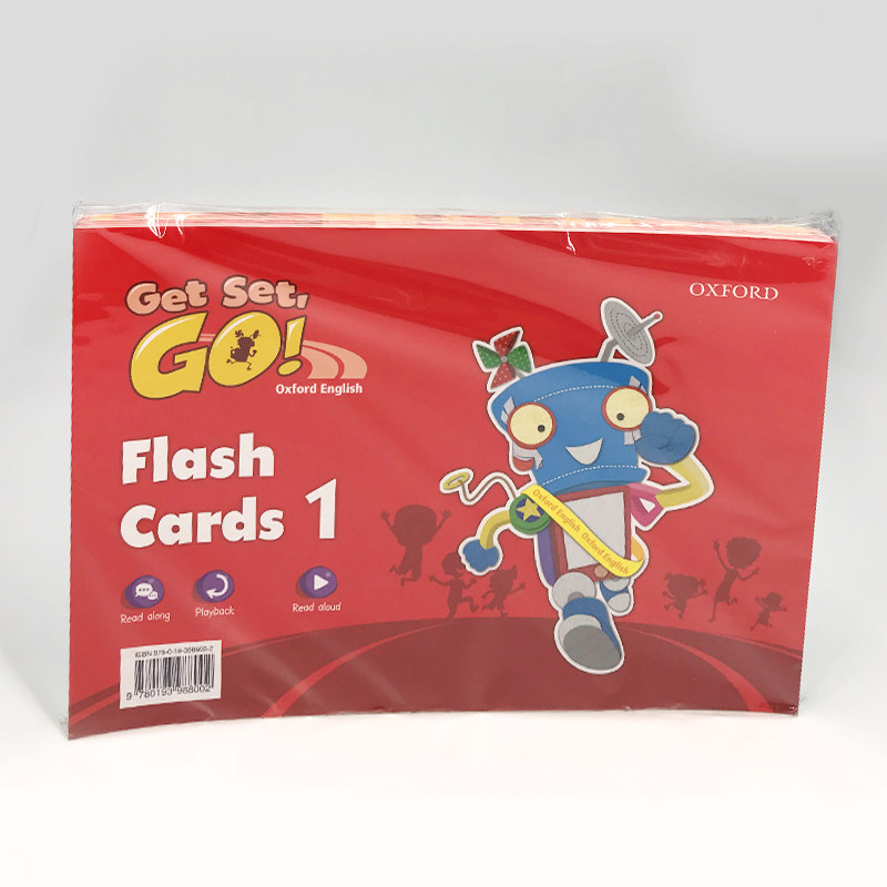 现货包邮英国牛津大学出版社牛津幼儿英语教材Get set go配套教辅闪卡 Flash Cards 5-6级别大班让孩子建立单词和图片之间的 ...