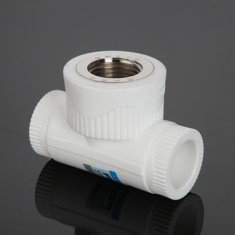 加厚PPR20直接弯头三通4分热熔水管配件全铜螺纹管件接头内丝外牙_虎窝淘